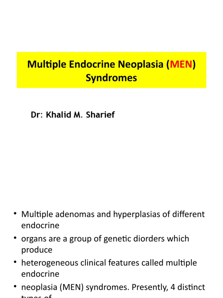 Overview of MEN Syndromes | PDF