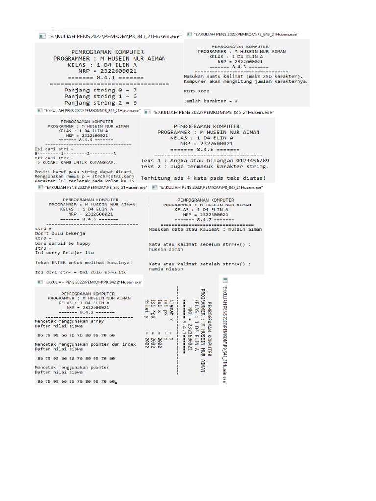 PK - P8 & P9 - Output | PDF