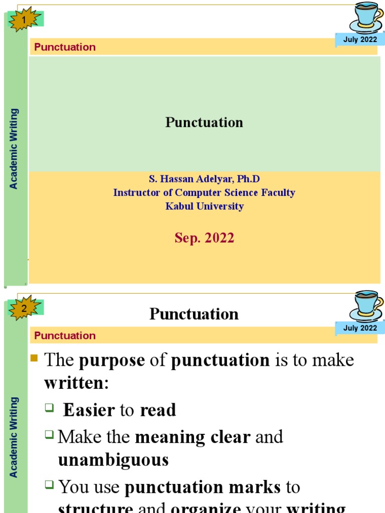 Chapter 4 Punctuation | PDF | Comma | Punctuation