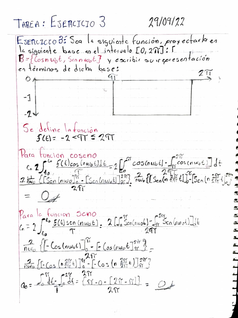 Series Trigonométricas de Fourier | PDF