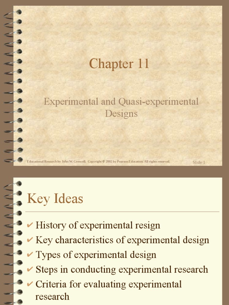 Experimental and Quasi-Experimental Designs: Slide 1 | PDF | Dependent ...