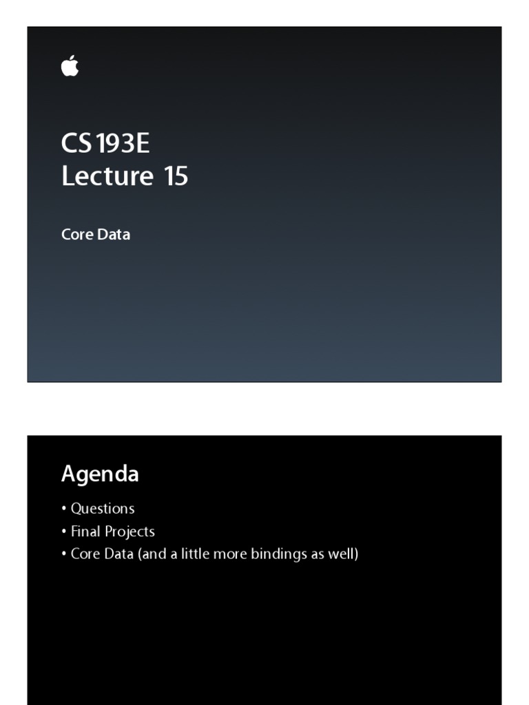 15 Coredata Pdf Object Computer Science Computer Science