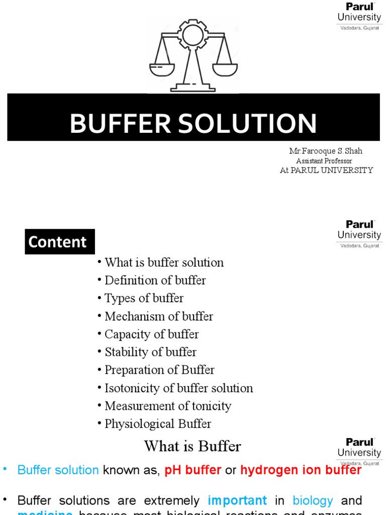 Understanding Buffer Solutions in Biology | PDF | Buffer Solution | Ph