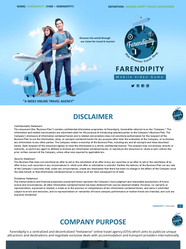 Farendipity Investor Pitch Deck-1 | PDF