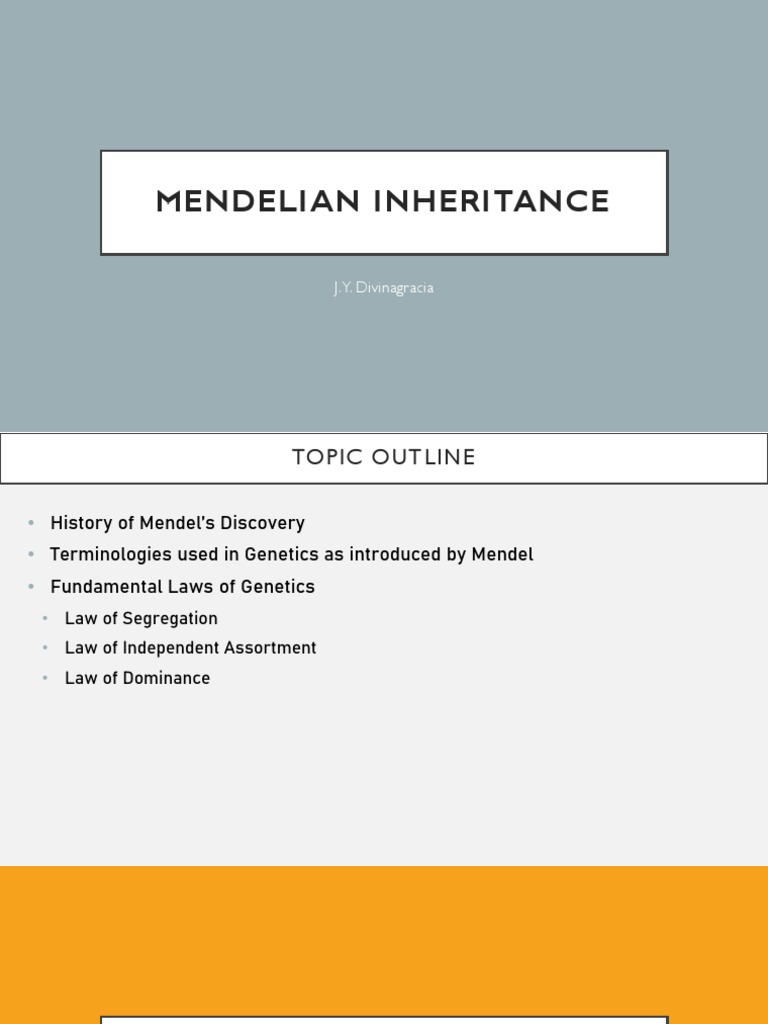 Mendelian Inheritance Principles Explained | PDF | Dominance (Genetics ...