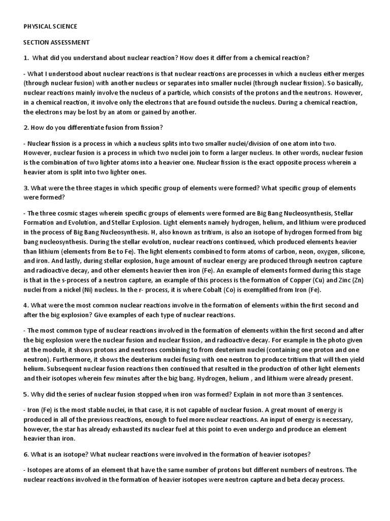 Physical Science | PDF