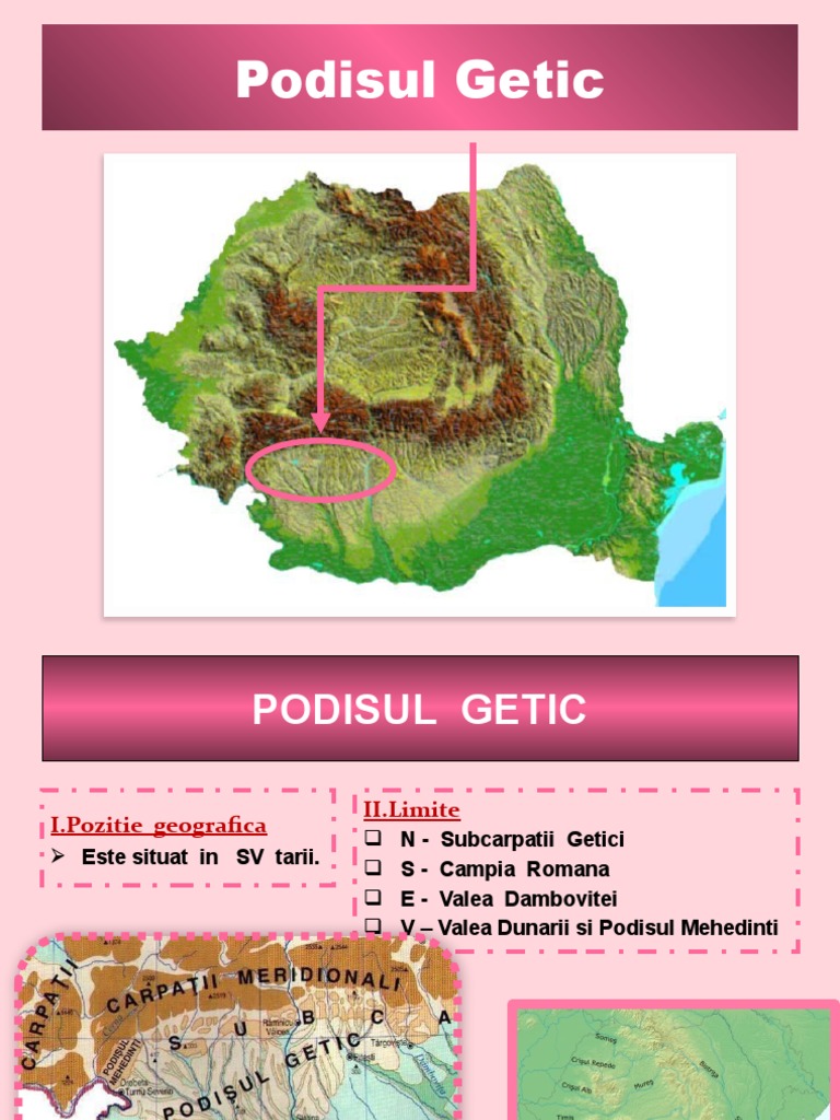 Podisul Getic (Power Point Animat) | PDF