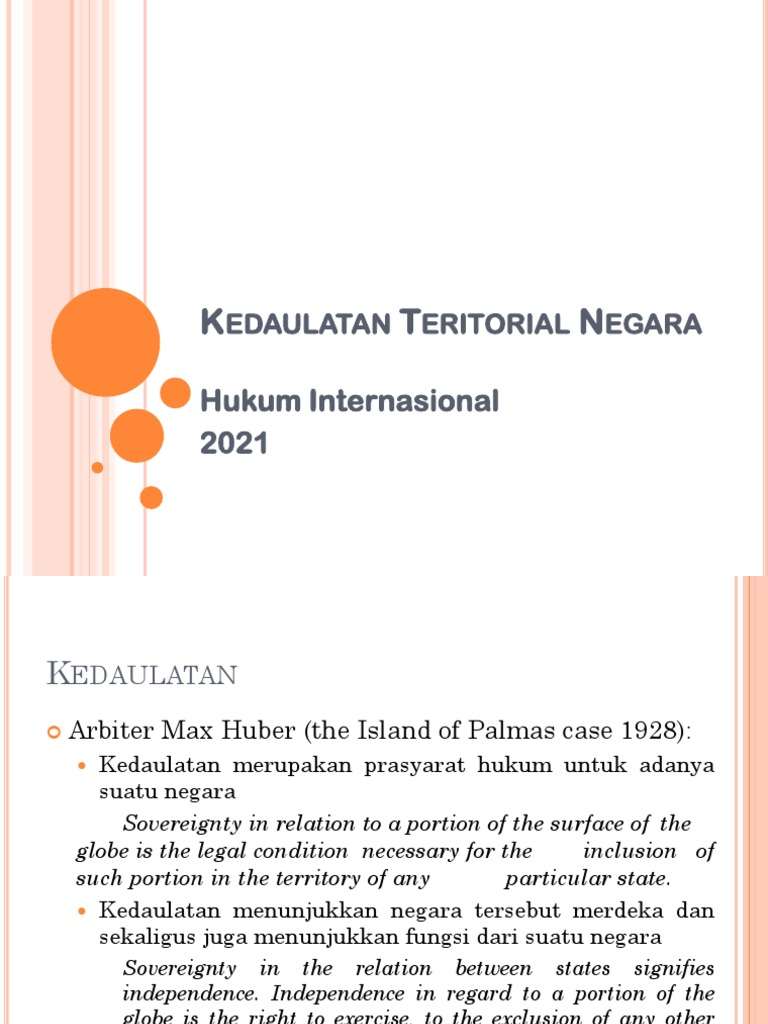 Kedaulatan Teritorial 1 | PDF