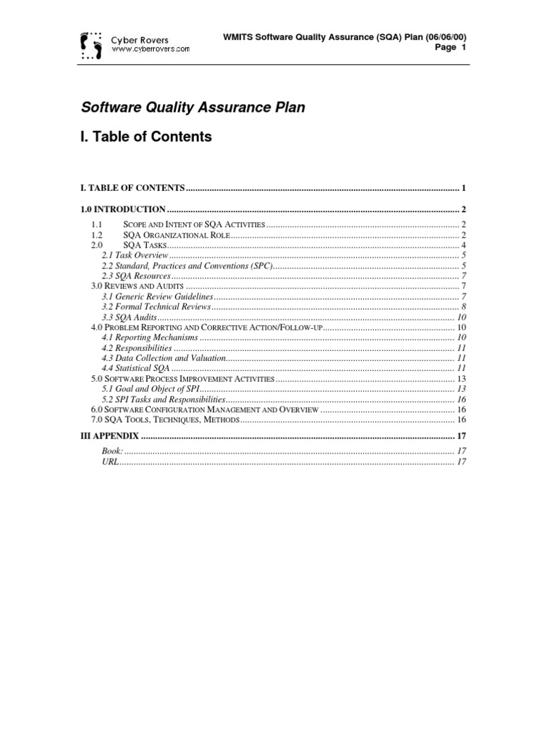 Sqa | PDF | Quality Assurance | Software Quality