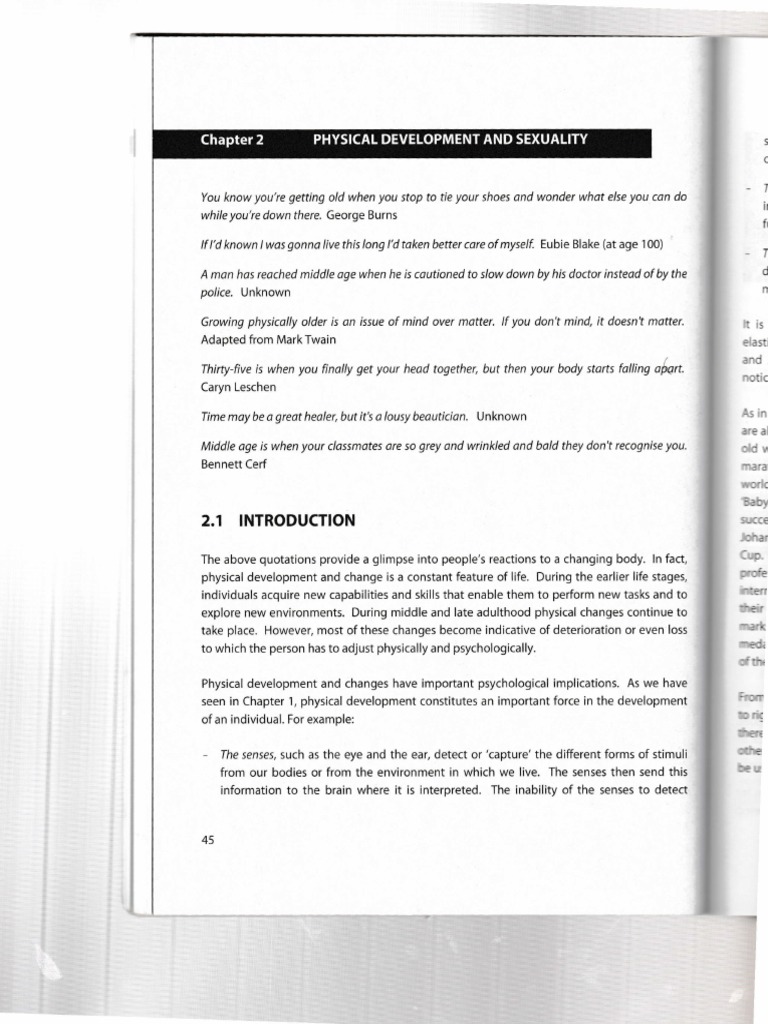 PYC2603 PB Chapter 2 | PDF | Telomere | Ageing