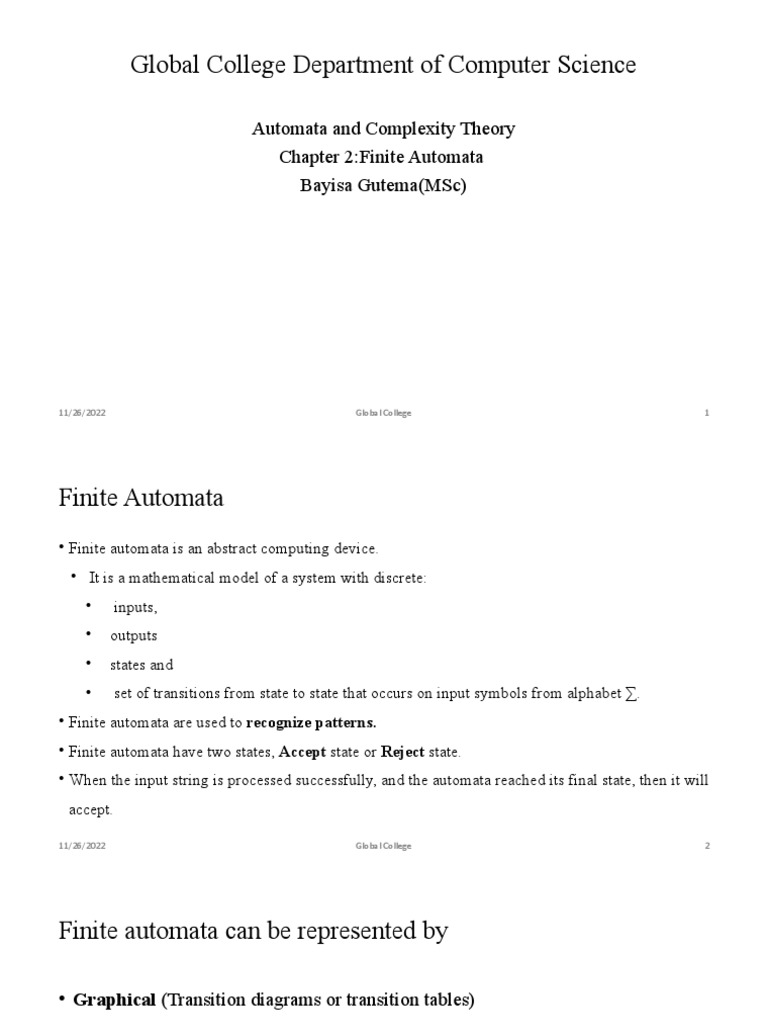 Autmata ch2 | PDF | Automata Theory | Function (Mathematics)