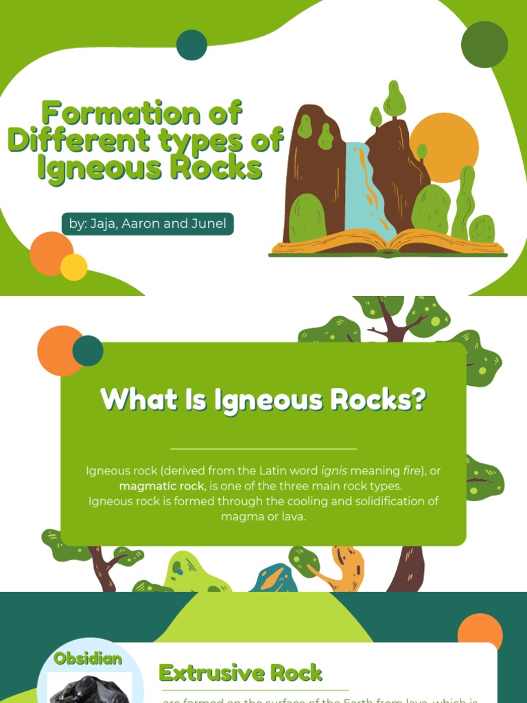 Formation of Different Types of Igneous Rocks | PDF | Igneous Rock | Magma