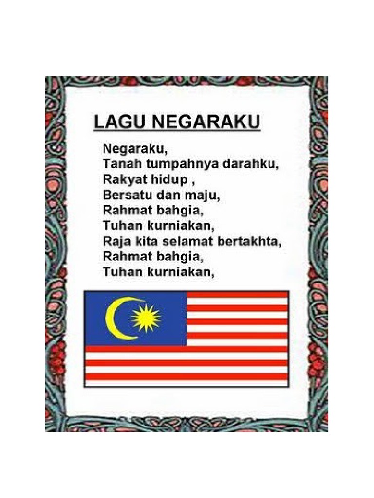 Lirik Lagu Negaraku | PDF