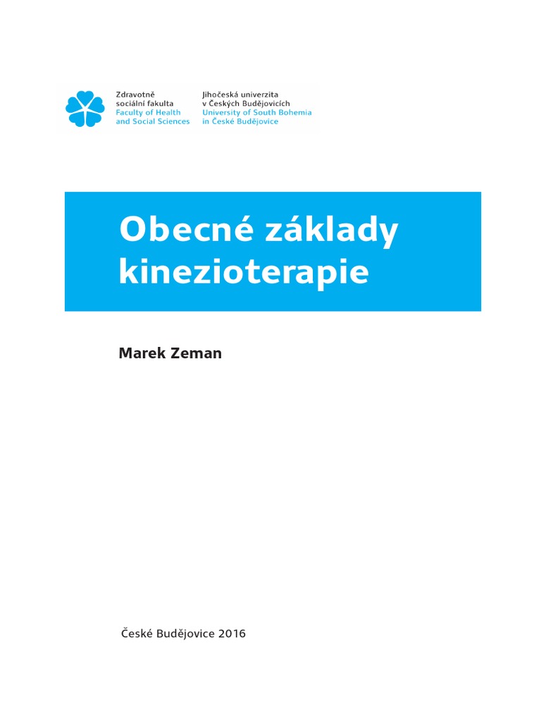 Zeman (2016) - Obecné Základy Kinezioterapie | PDF
