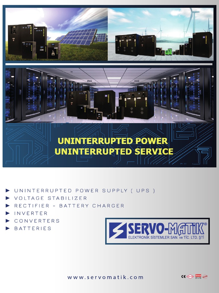 Servo-Matik Electronics Brochure Eljrww1 | PDF | Power Supply | Power Inverter