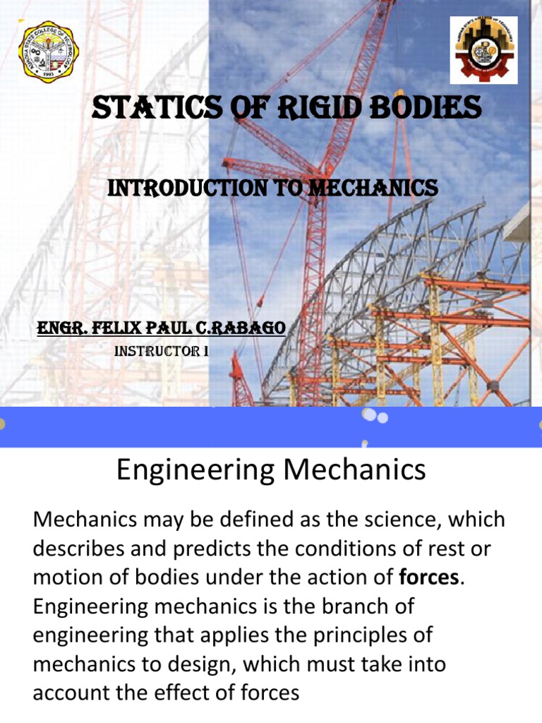 Introduction To Mechanics | PDF | Force | Mechanics