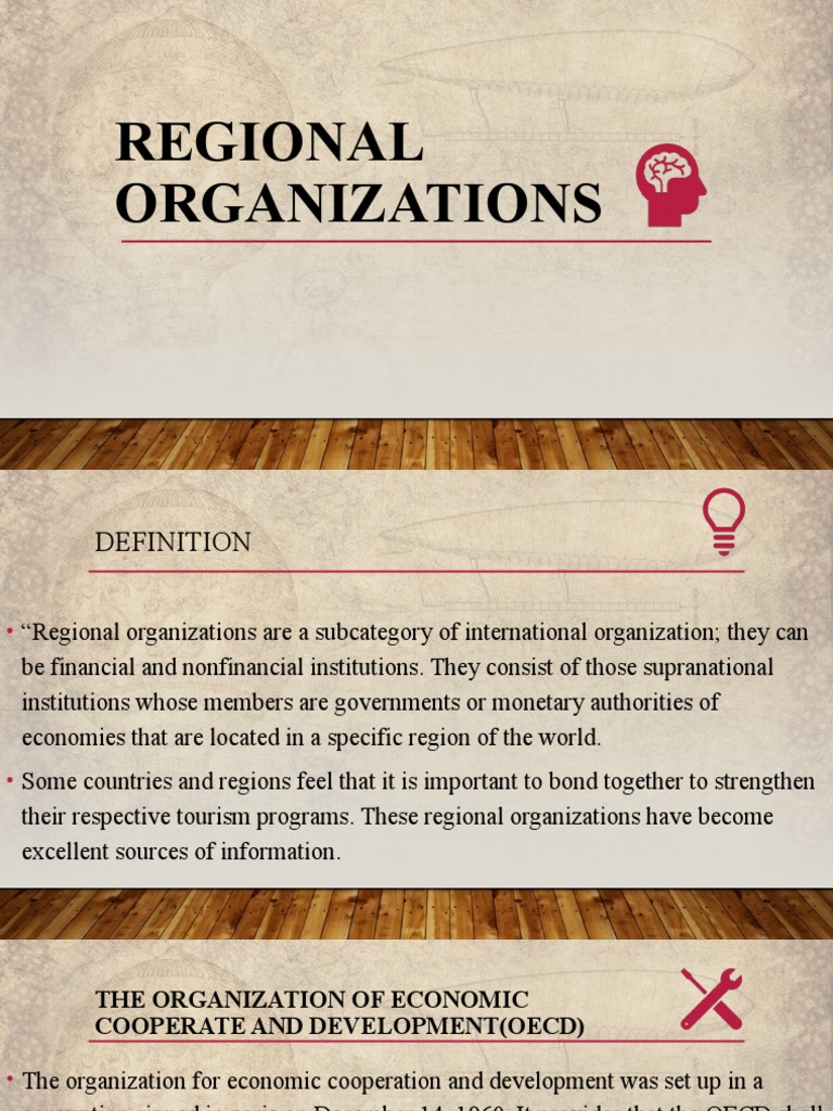 Regional Organizations Pdf