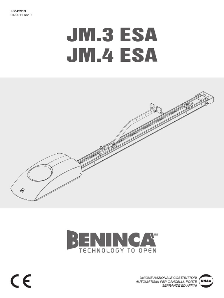 Beninca Jm.3-Esa-4-Esa Ui Gar | PDF