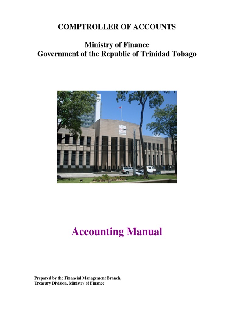 Accounting Manual Comptroller of Accounts | PDF | Voucher ...
