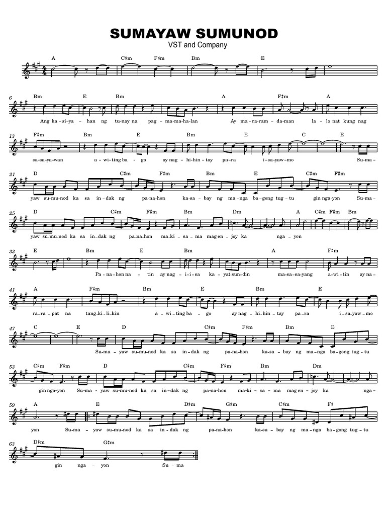 Sumayaw Sumunod | PDF