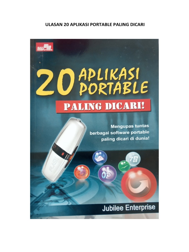20 Aplikasi Portable Paling Dicari | PDF | Seni | Teknologi & Rekayasa