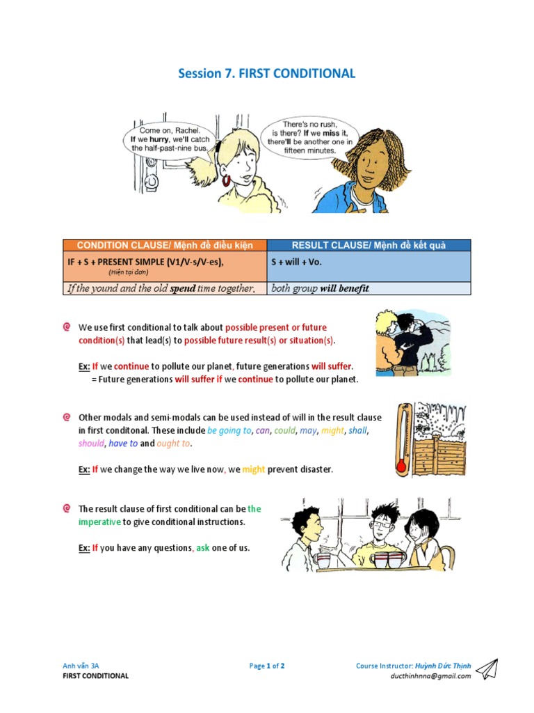 Av3a-Session 7. First Conditional-Ss | PDF
