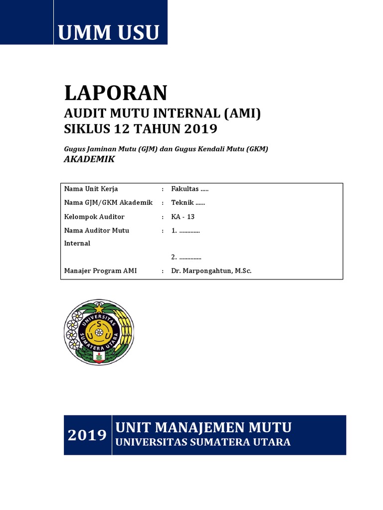 Contoh - LAPORAN AMI | PDF