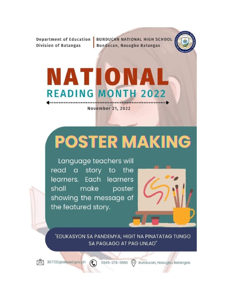 GRADE 8 READING TEXT For NATIONAL READING MONTH | PDF