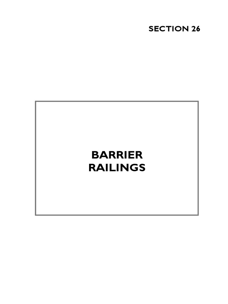 Barrier Railing | PDF | Bridge | Civil Engineering