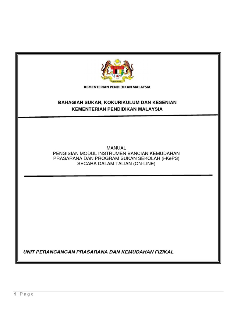 MANUAL i-KePS LATEST 2021 | PDF