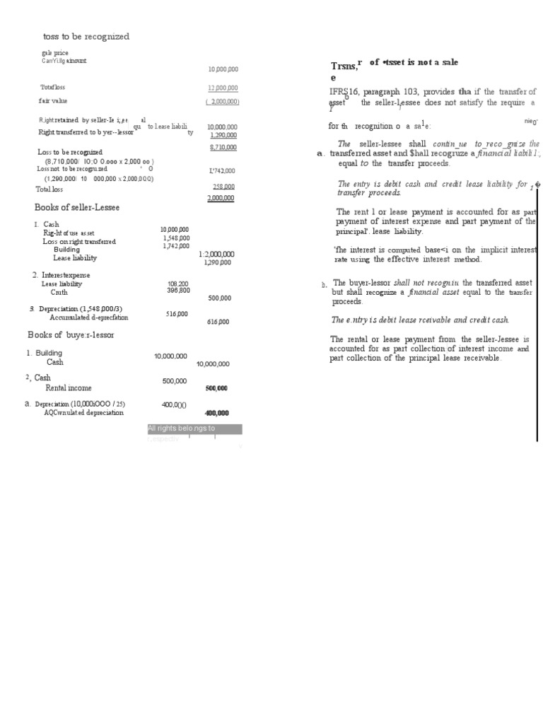 Chapter 10 15 | PDF | Fair Value | Lease