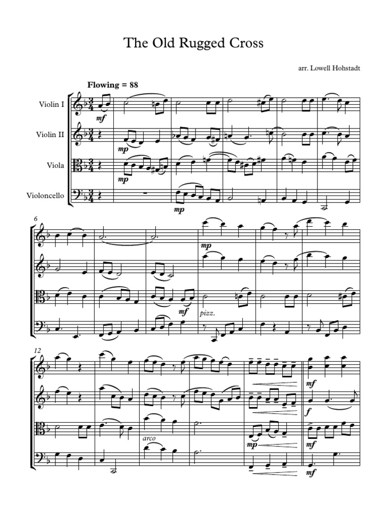 The Old Rugged Cross - Score and Parts | PDF | Échecs | Théorie (échecs)