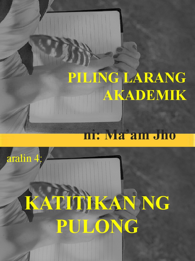 ARALIN 4 - Katitikan NG Pulong | PDF