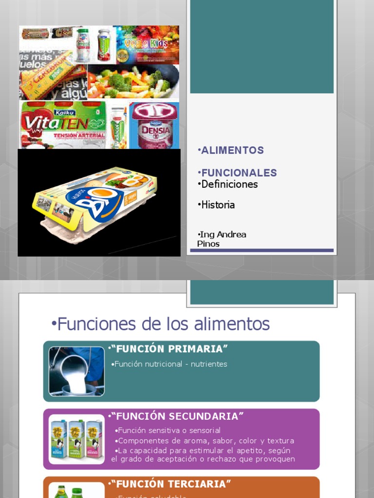 Alimentos Funcionales | PDF | Alimentos | Comida funcional