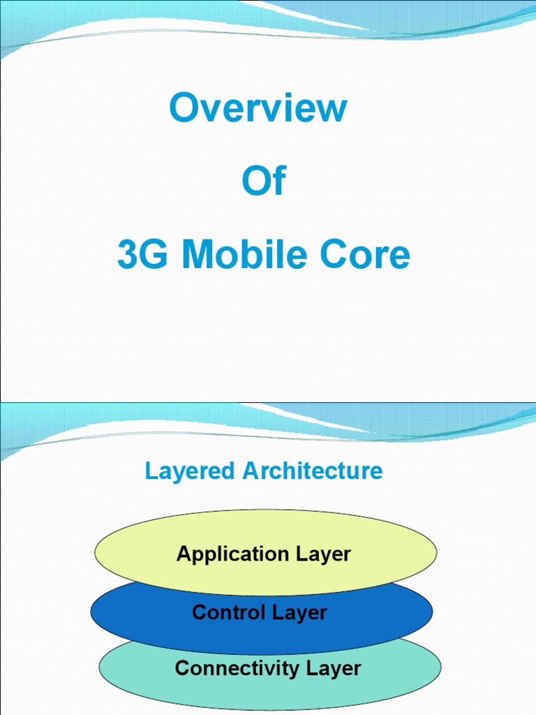 3G Core New | PDF | Network Protocols | Telecommunications Infrastructure