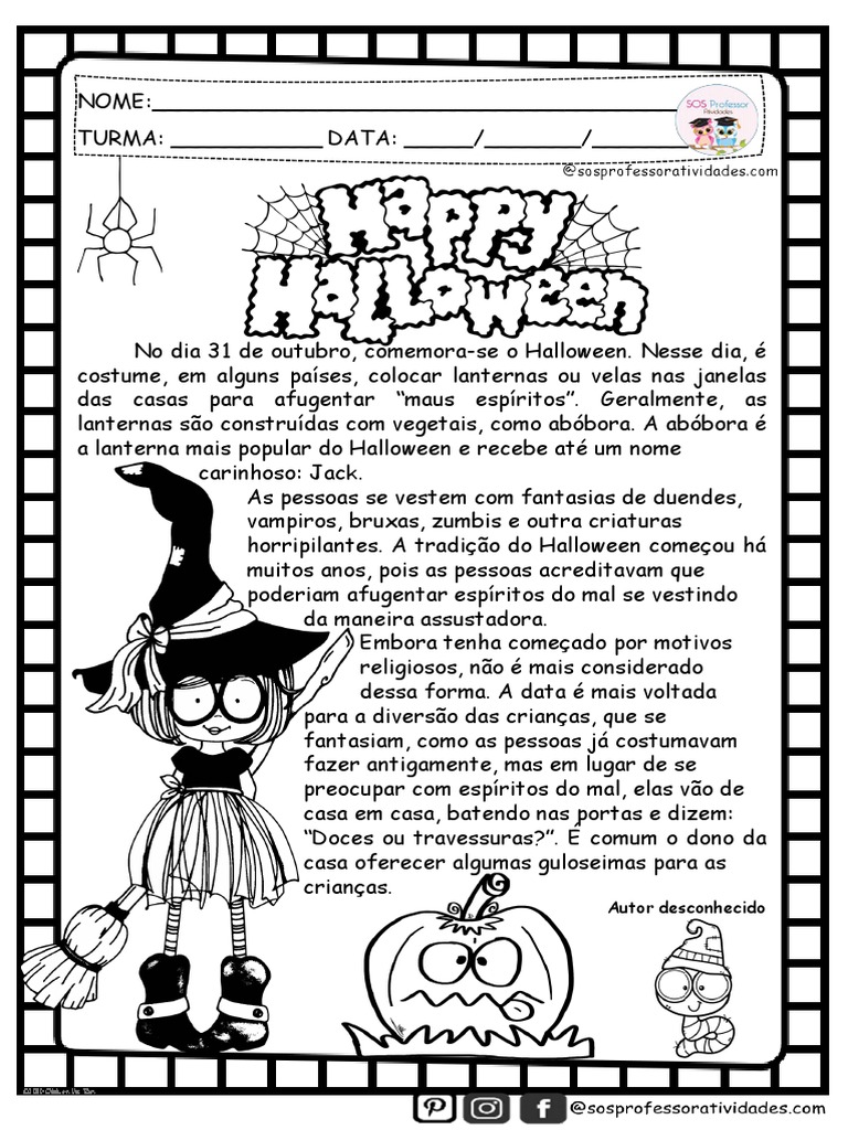 Halloween: Tradições Antigas e Atuais | PDF | Bem-estar