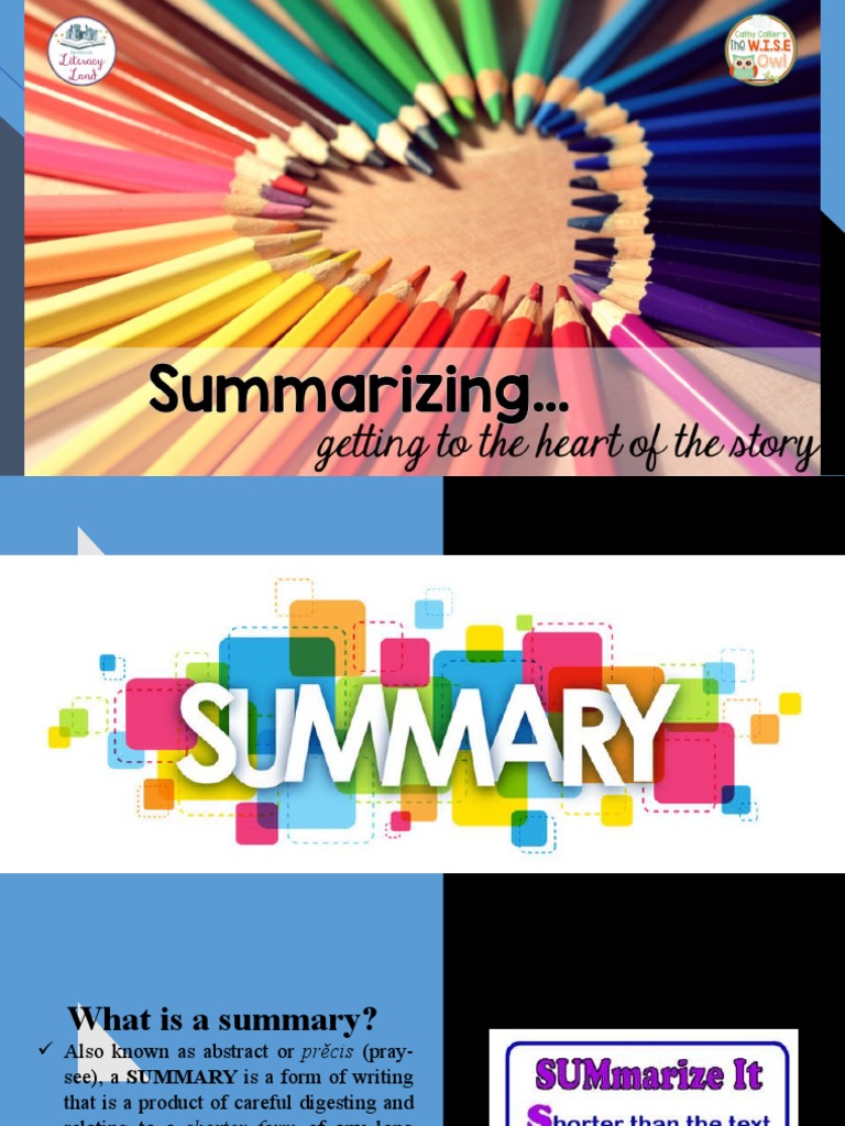 Q1 M3 Use Various Techniques in Summarizing A Variety of Academic Texts ...