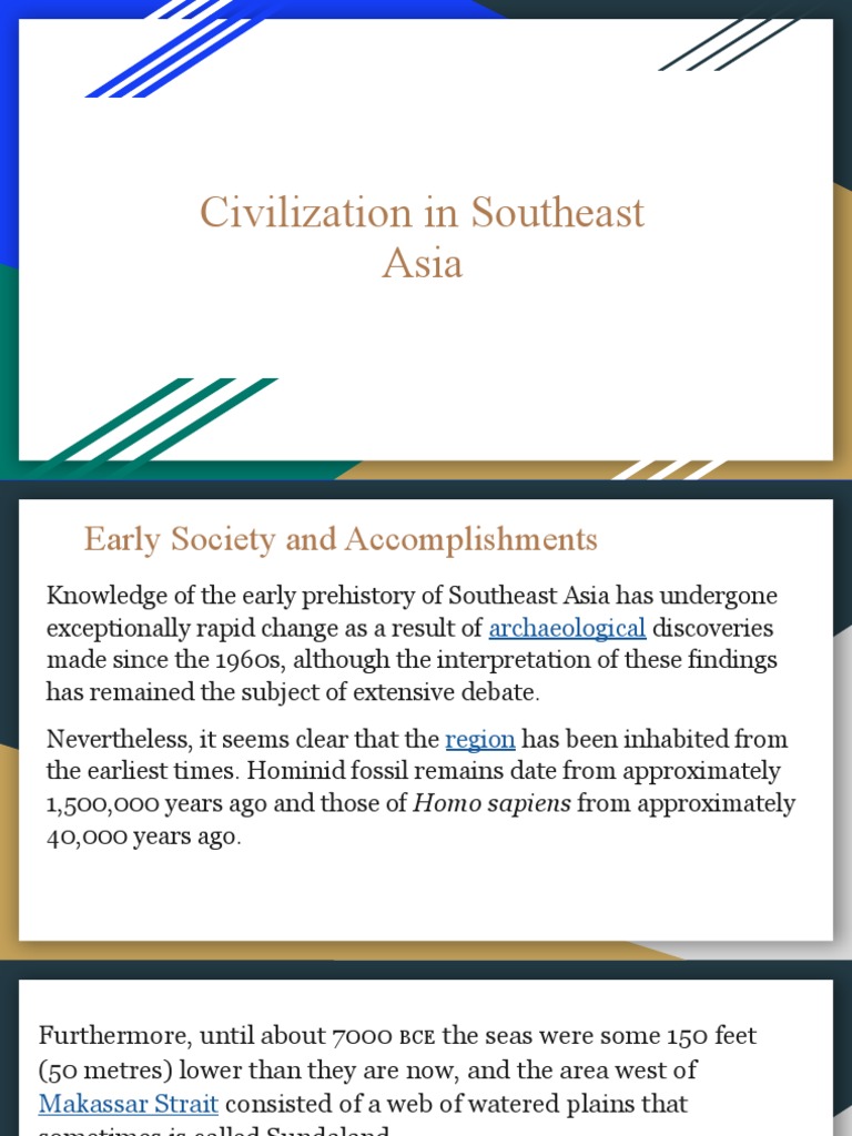 Early Civilization in Southeast Asia | PDF | Southeast Asia | Asia