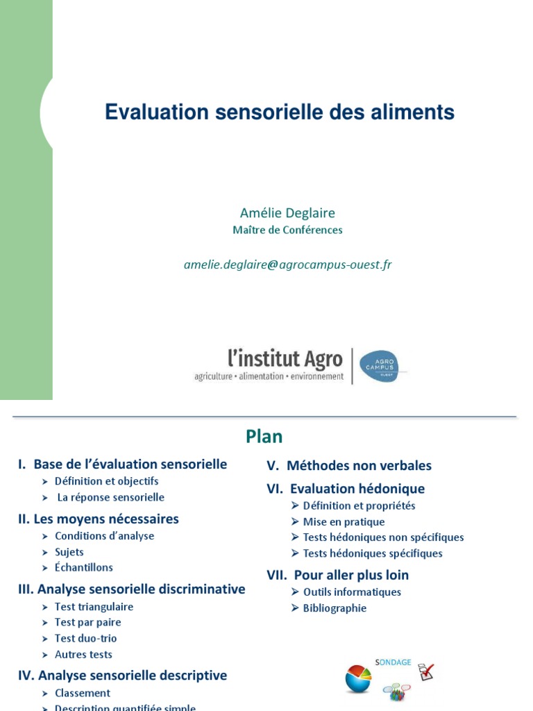 Introduction À L'analyse Sensorielle | PDF | Goût | Sens (physiologie)