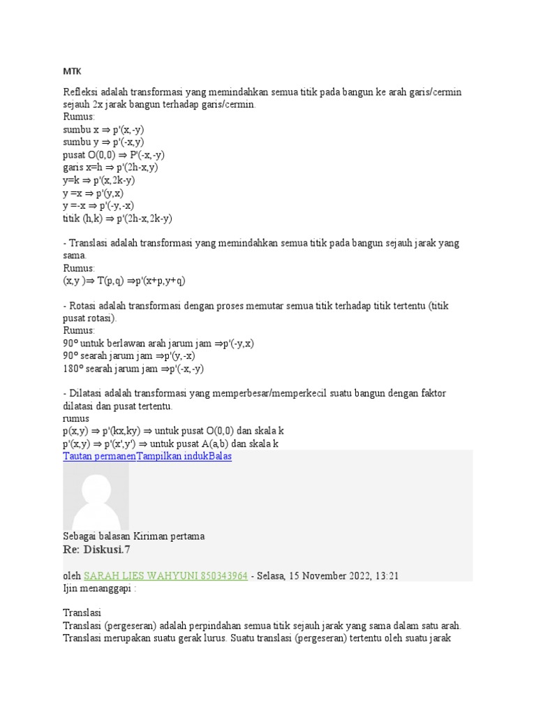 Jawaban Diskusi 7 | PDF | Metode & Bahan Ajar