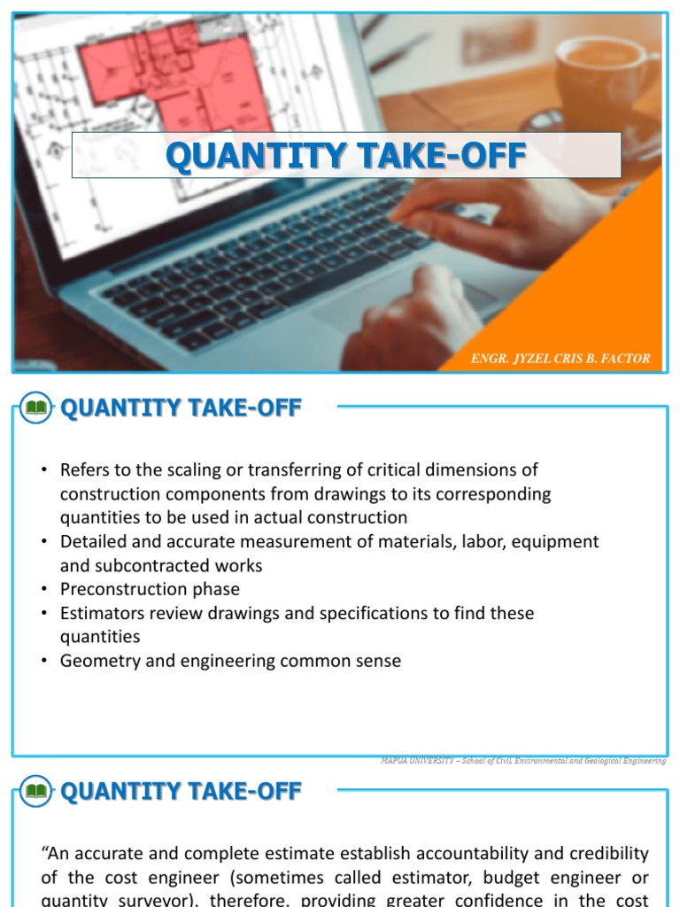 CE155 Quantity Take-Off - Excavation Quantity Calculation | PDF ...
