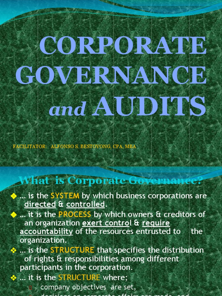 Corporate Governance and Audit Insights | PDF | Financial Audit | Audit