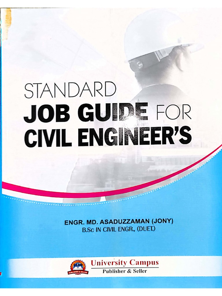 Standard Job Guide For Civil Engineering - Engr. Md. Asaduzzaman (Jony) | PDF