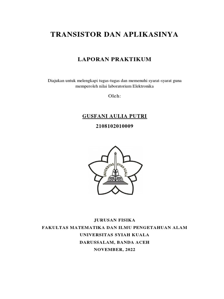 Fungsi dan Aplikasi Transistor | PDF