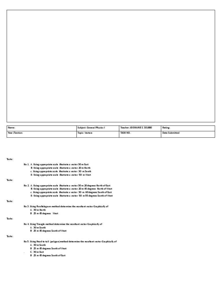 Vector Task | PDF