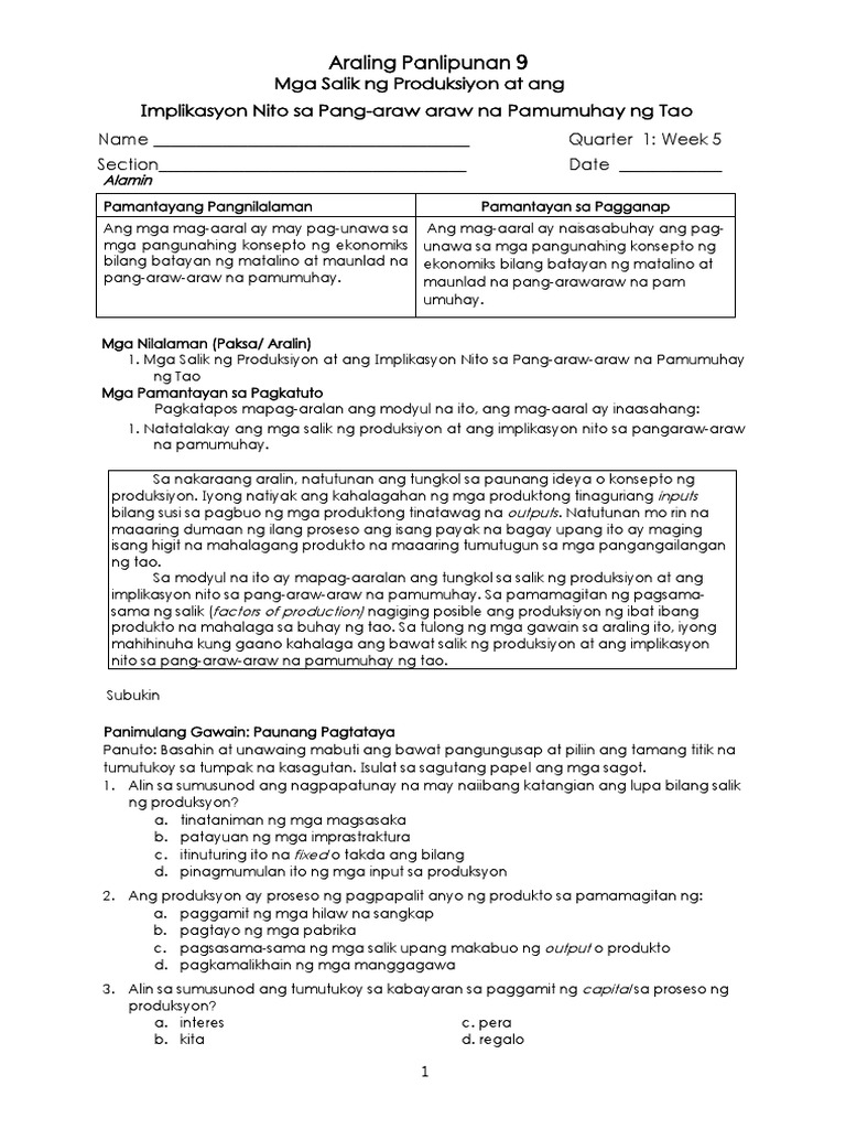 AP9-Q1-WK5 12pages | PDF