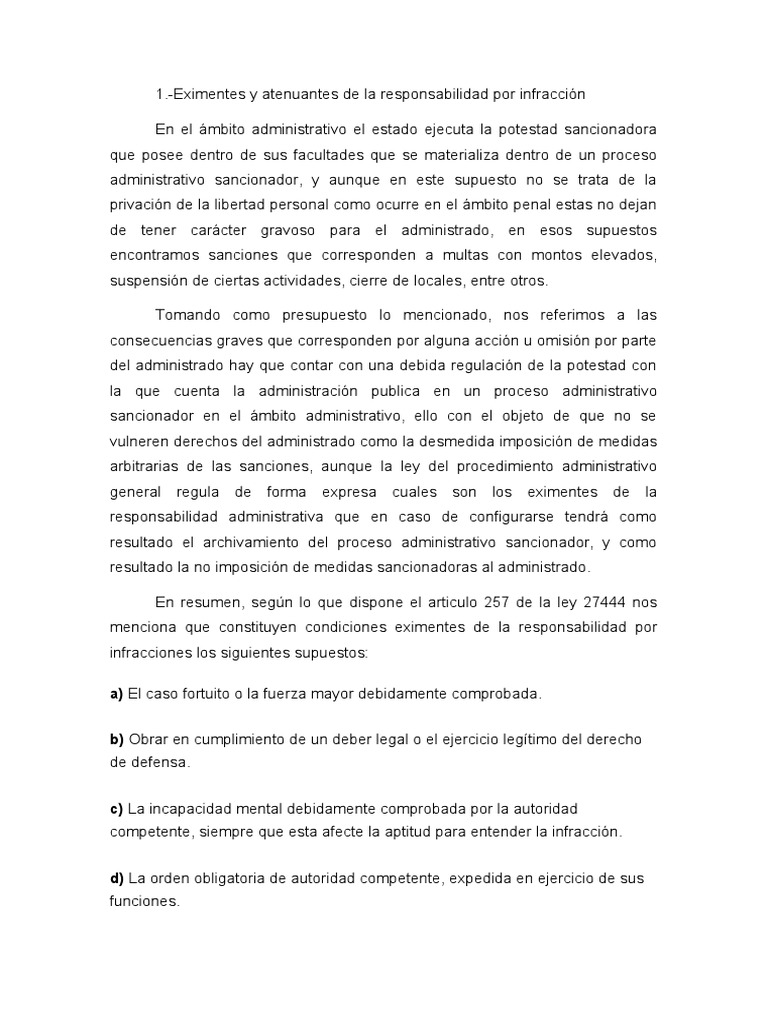 Procedimiento Administrativo Sancionador, Caducidad y Diferencias Del ...