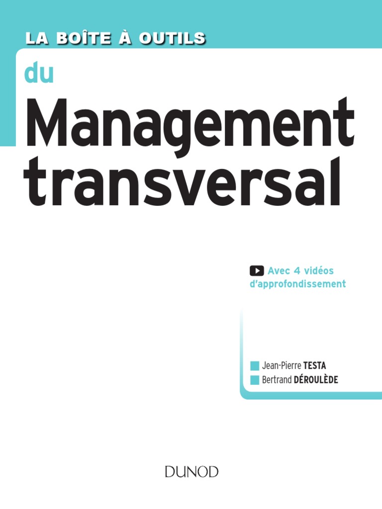 La Boite A Outils Du Management Transversal PDF | PDF