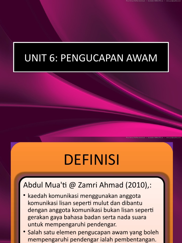 Strategi Efektif Pengucapan Awam | PDF