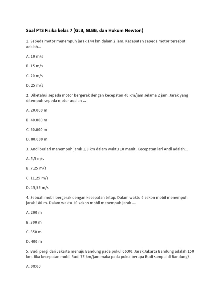 Fisika PTS PDF